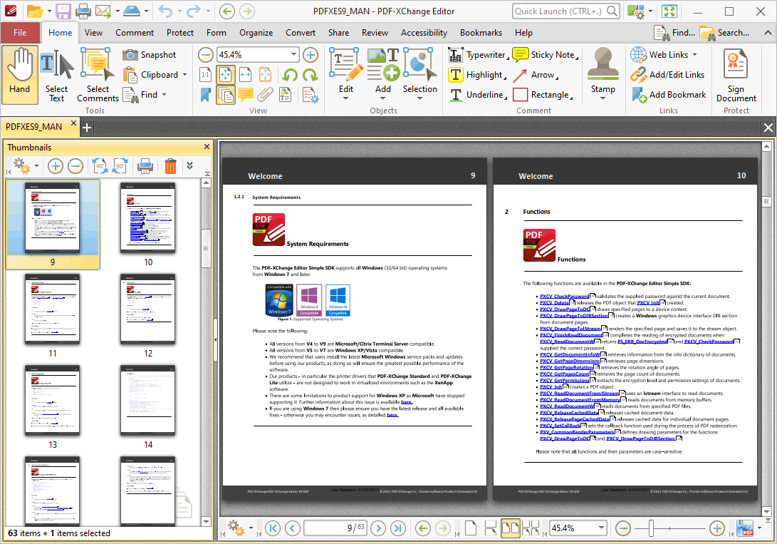 Tracker Software Products :: PDF-XChange Editor SDK
